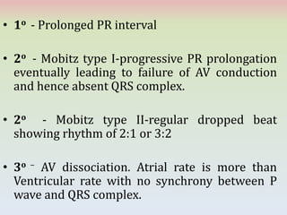 Heart block and ECG | PPTX