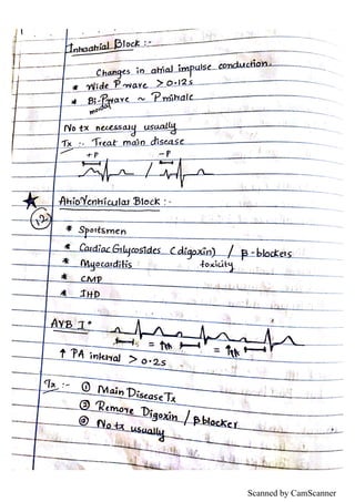 Heart blocks | PDF | Heart and Cardiovascular Diseases | Diseases and ...