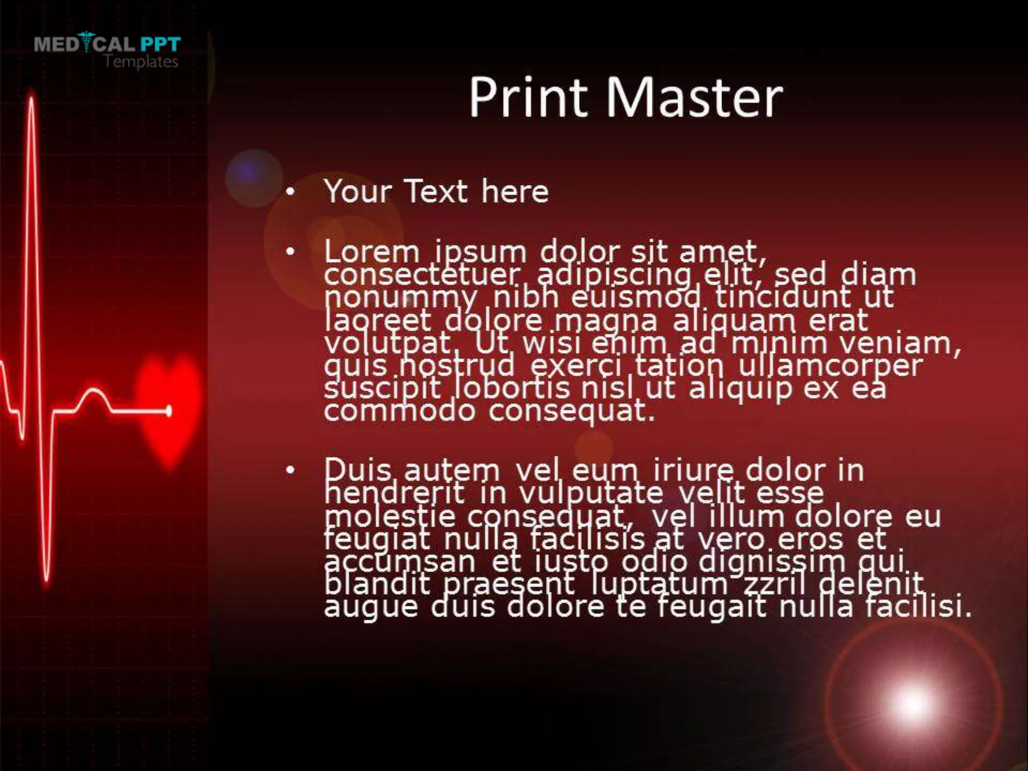Heart Cardiology PowerPoint Template | PPT