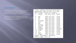 Heart Disease Classification: Machine Learning Analysis | PPTX