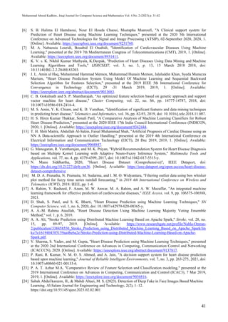 Heart disease classification using optimized Machine learning ...