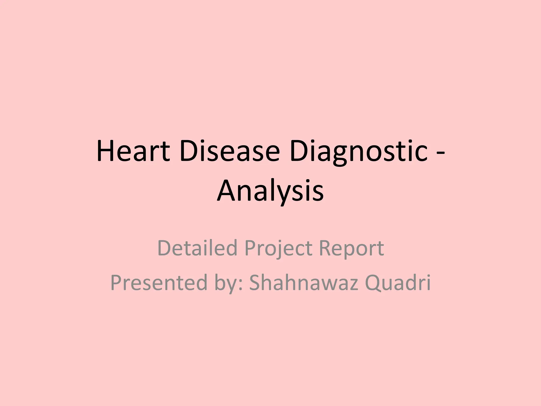 Heart Disease Analysis: Insights and Data TrendsHeart Disease Analysis: Insights and Data Trends ...