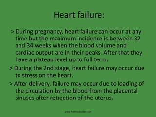 Heart disease in pregnancy | PPTX