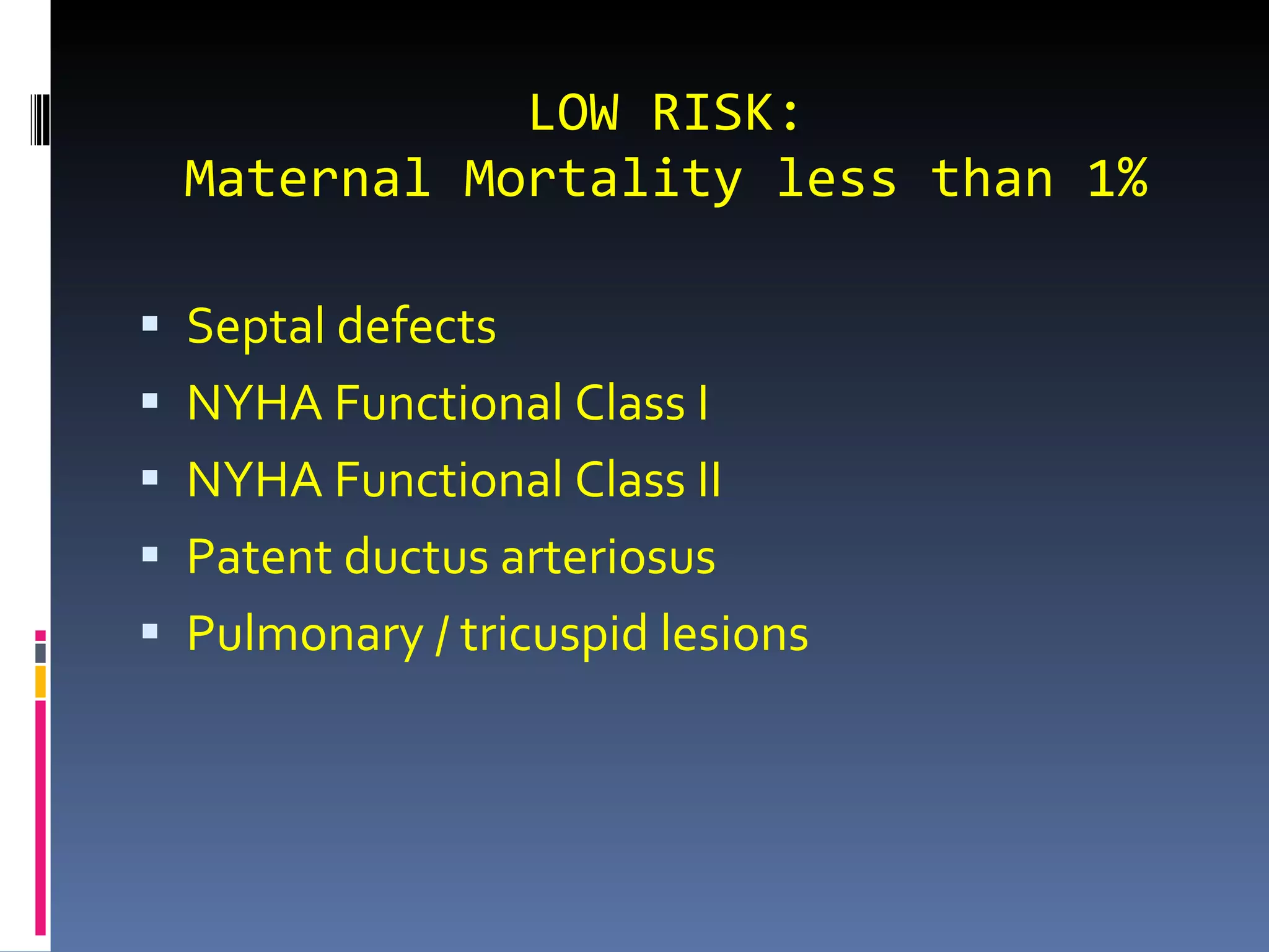 Classification of Heart Disease in Pregnancy | PPT