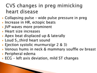 Heart disease in pregnancy | PPTX