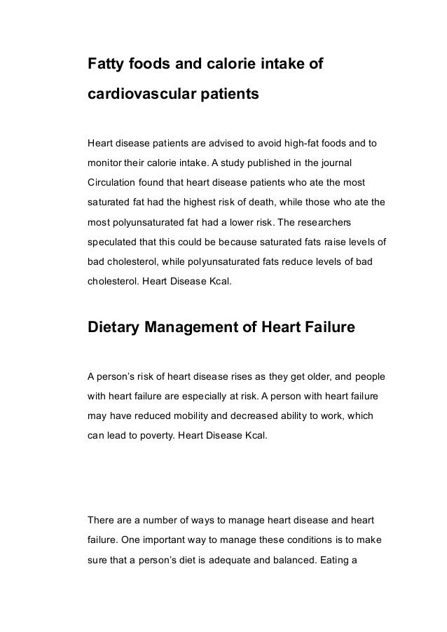 heart disease kcal: Right food for your Heart.pdf