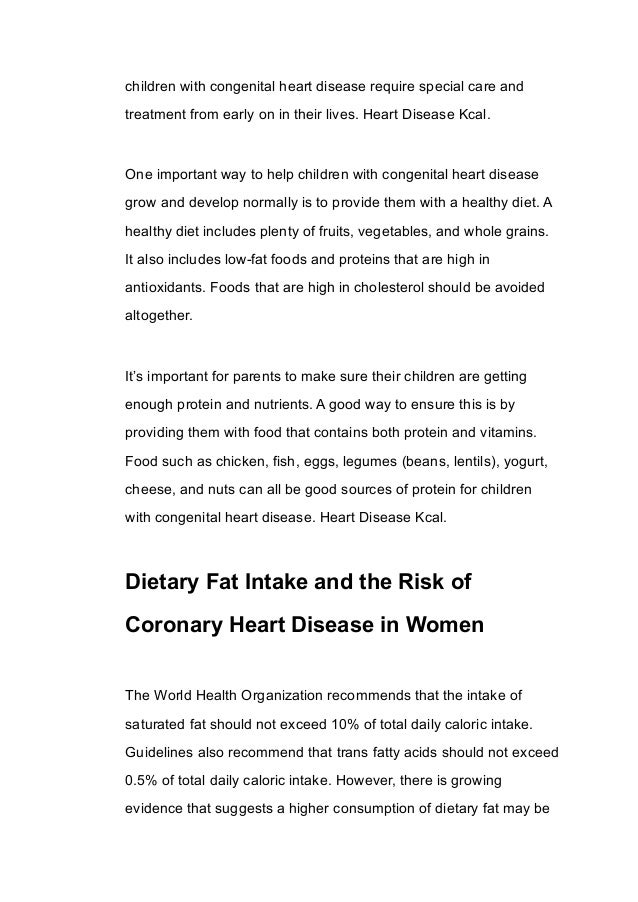 heart disease kcal: Right food for your Heart.pdf