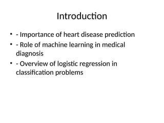 Heart_Disease_Prediction using machine learning | PPTX