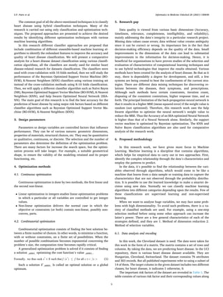 Heart disease prediction by using novel optimization algorithm_ A supervised learning ...