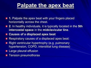 Heart examination magdi sasi2021 | PPT