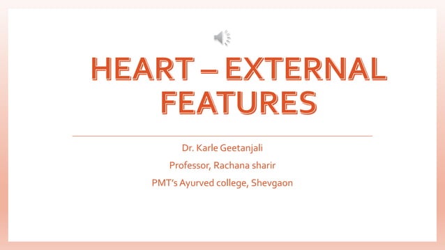 Heart external features | PPTX | Heart and Cardiovascular Diseases ...