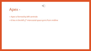 Heart external features | PPTX