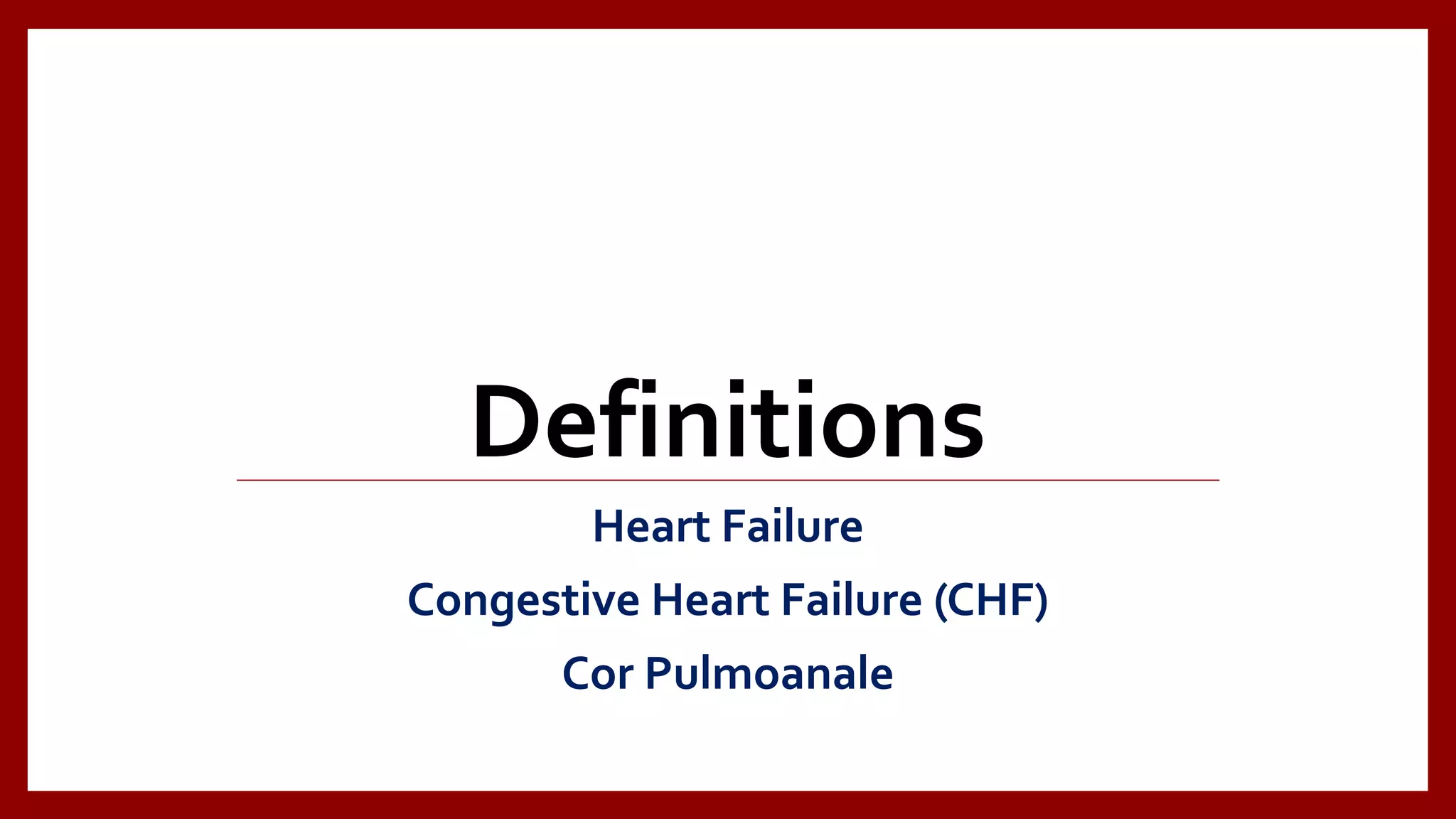 Heart Failure (Case Presentation) | PPTX