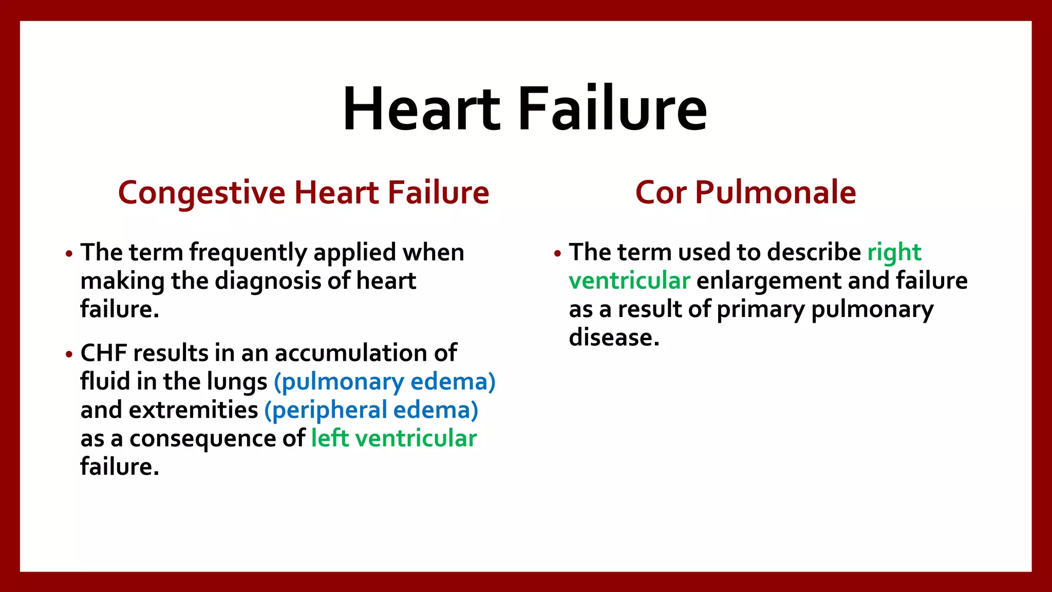 Heart Failure (Case Presentation) | PPTX