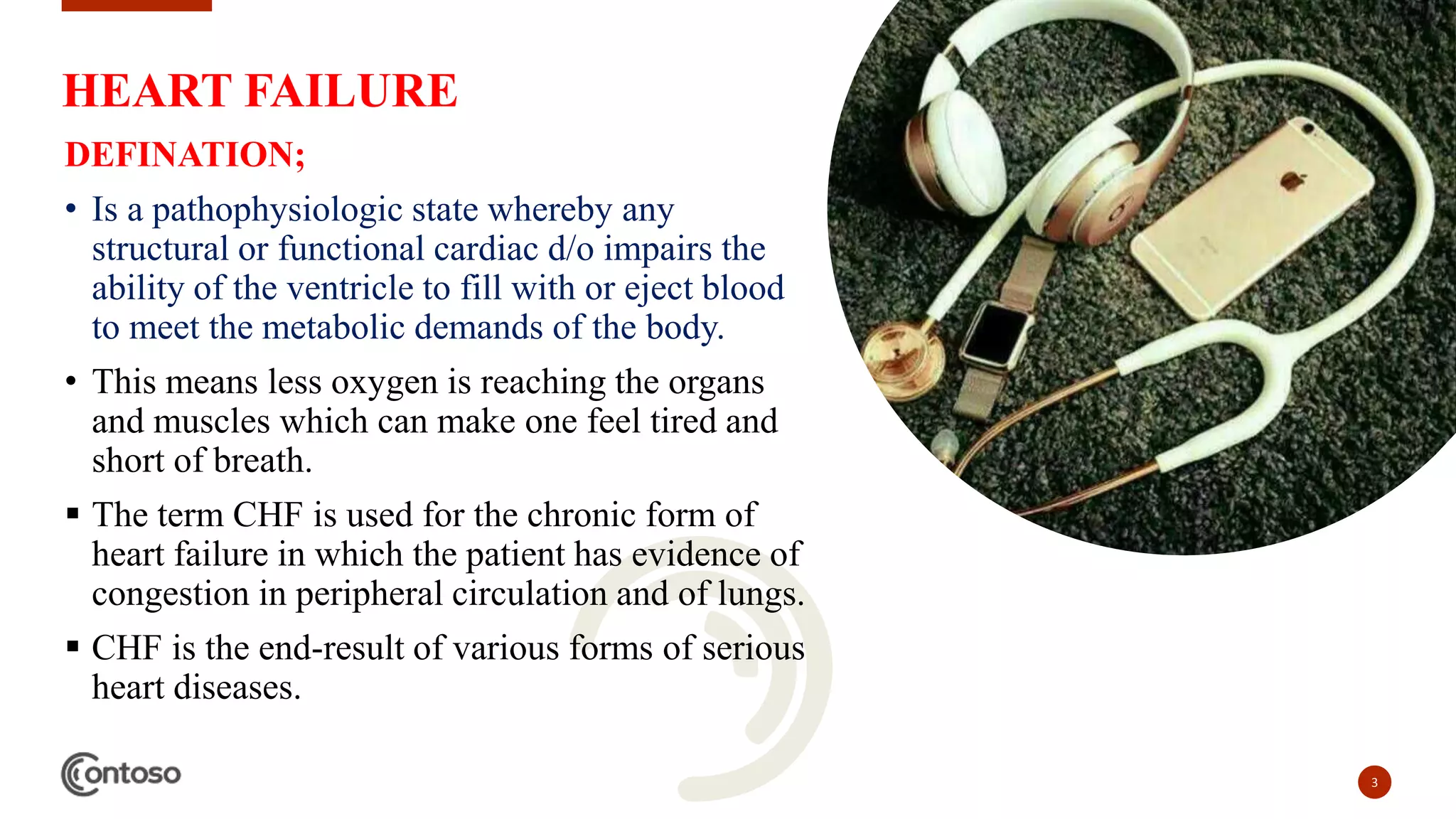 HEART FAILURE | PPTX | Lung and Respiratory Health | Diseases and ...