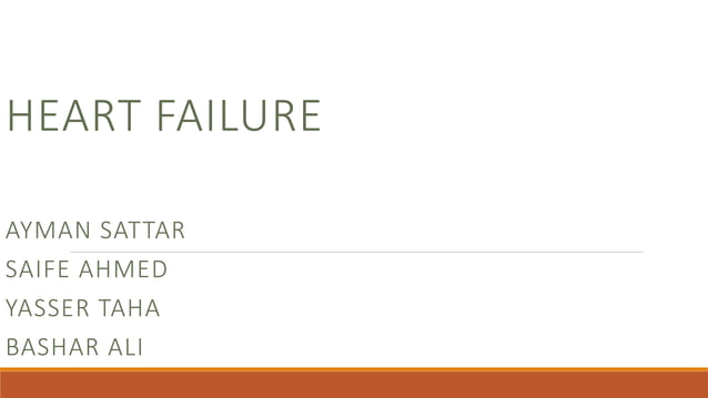 Heart failure | PPT