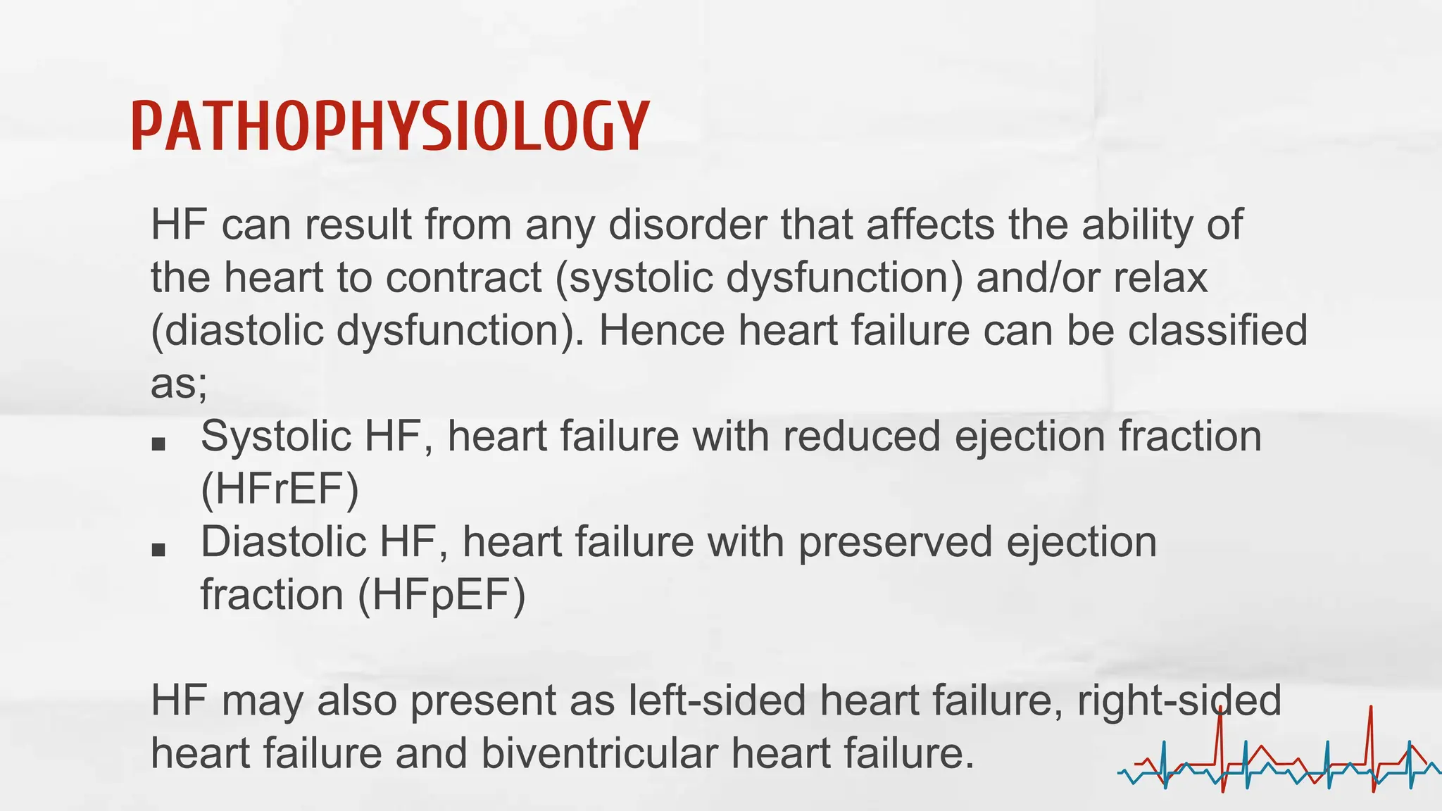 Heart Failure. A Presentation on Heart Failure | PPTX