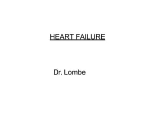 Examination of a patient with heart failure | PPTX