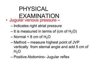 Examination of a patient with heart failure | PPT