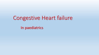 heart failure in pediatric age group, medical college | PDF