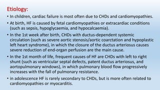 heart failure in pediatric age group, medical college | PDF