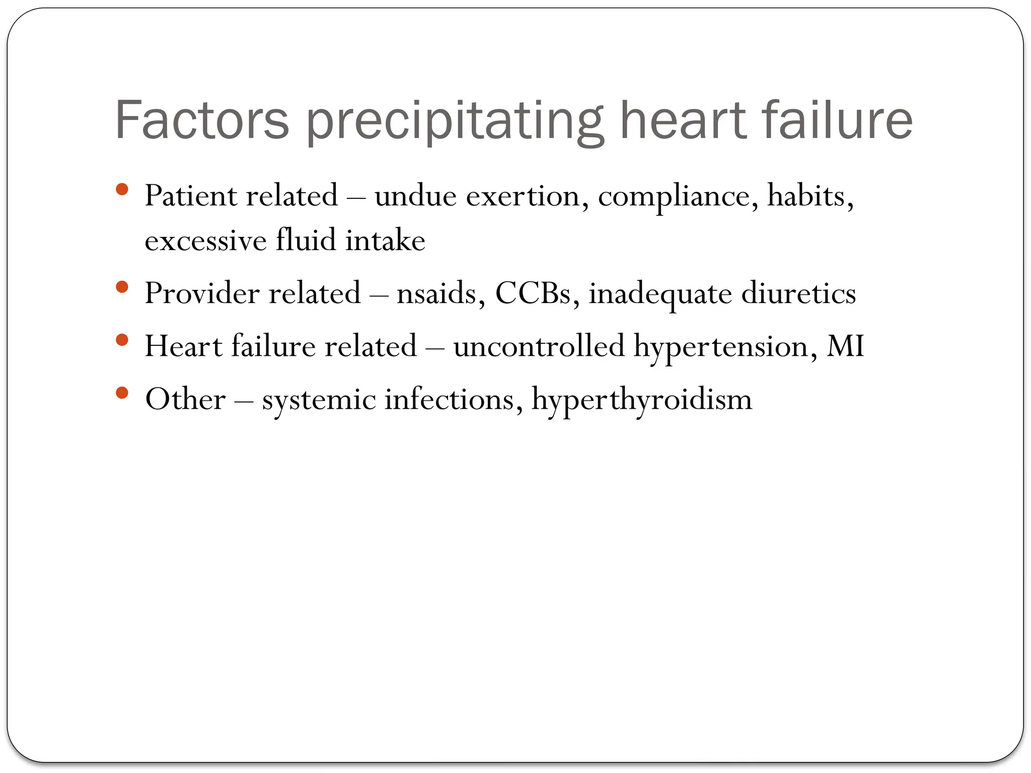 classification of Heart failure and its management.pptx