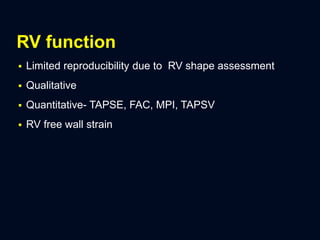 Heart failure - Echocardiography | PPTX
