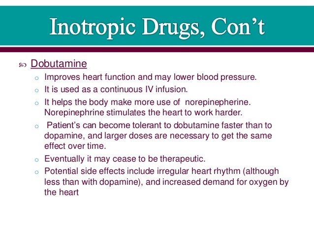 CHF and Inotropes