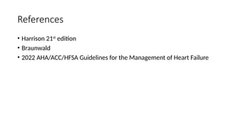 HEART FAILURE management guidelines related | PPTX