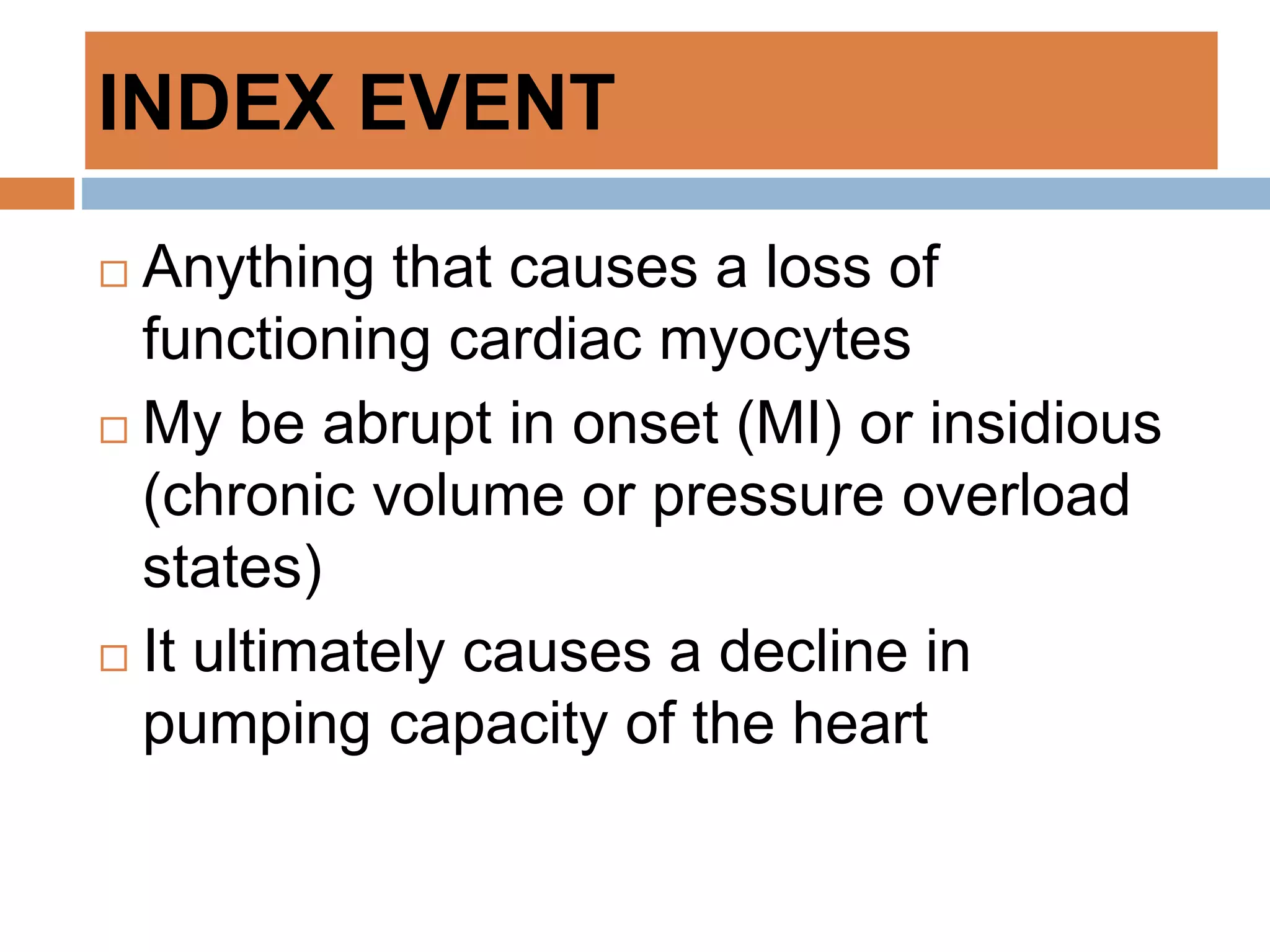 Heart failure - pathogenesis and current management | PPTX | Heart and ...