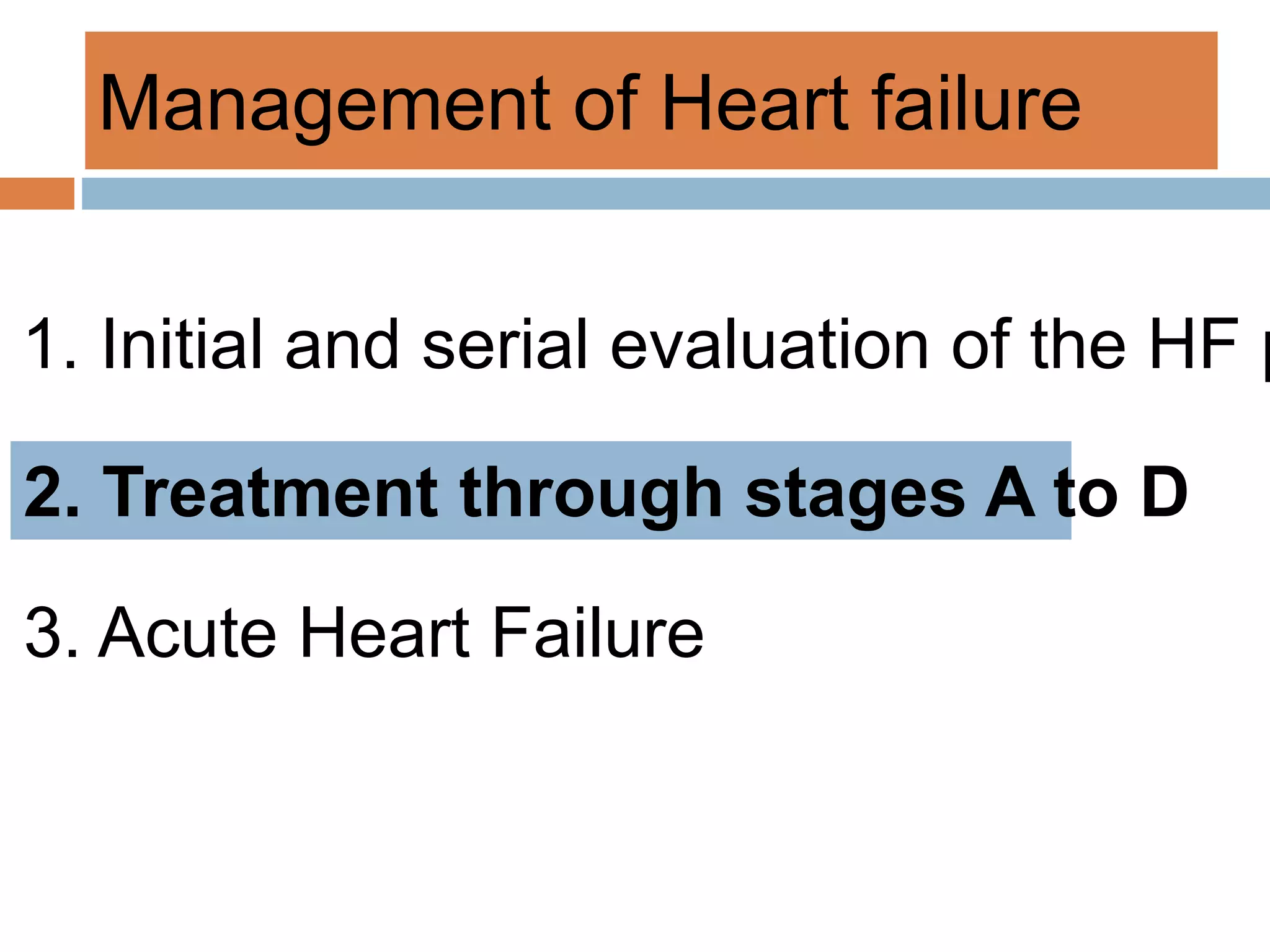 Heart failure - pathogenesis and current management | PPTX | Heart and ...
