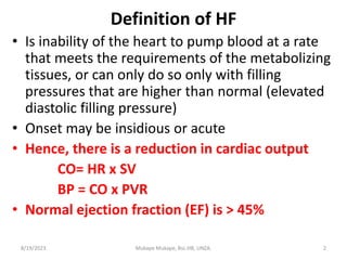 Heart Failure (1).pptx | Heart and Cardiovascular Diseases | Diseases ...