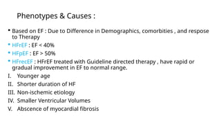 Heart Failure etiology investigations and | PPTX | Heart and ...