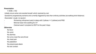 Heart failure and Pulmonary oedema powerpoint presentation | PPTX