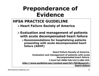 Heart Failure and Shock slides | PDF
