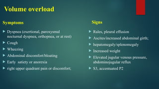 An approach to diagnosis and management of Heart failure | PPTX
