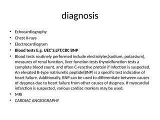 Heart failure management,pathophysiology | PPTX