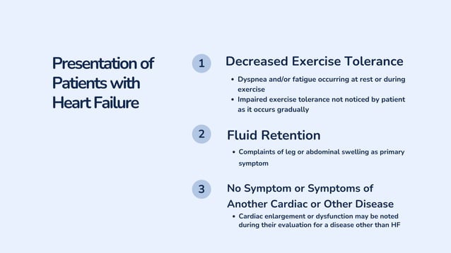 Heart failure #HFPEF #HFREF #MEDICALSTUDENT | PPT
