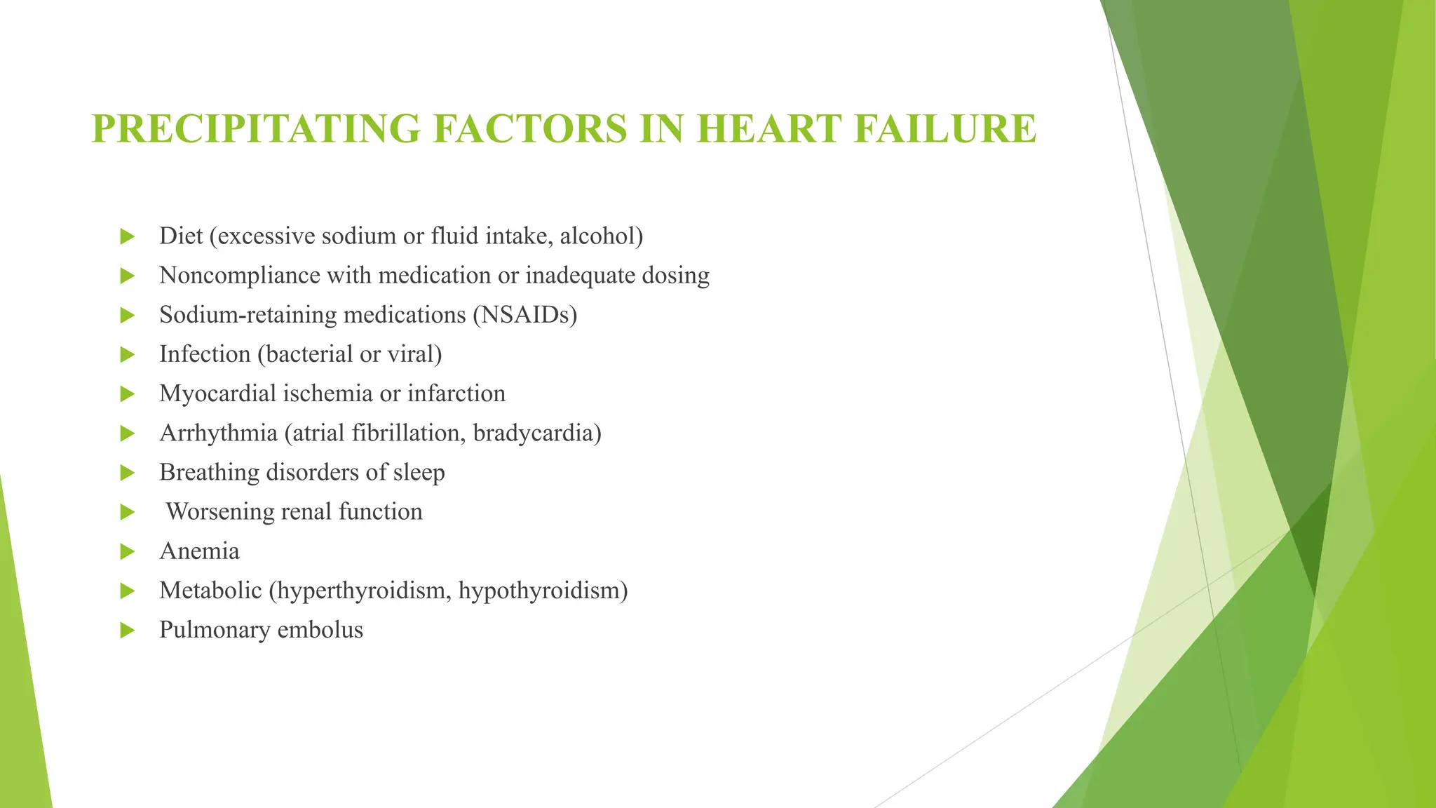 Heart failure , systolic and diastolic dysfunction, management of acute ...