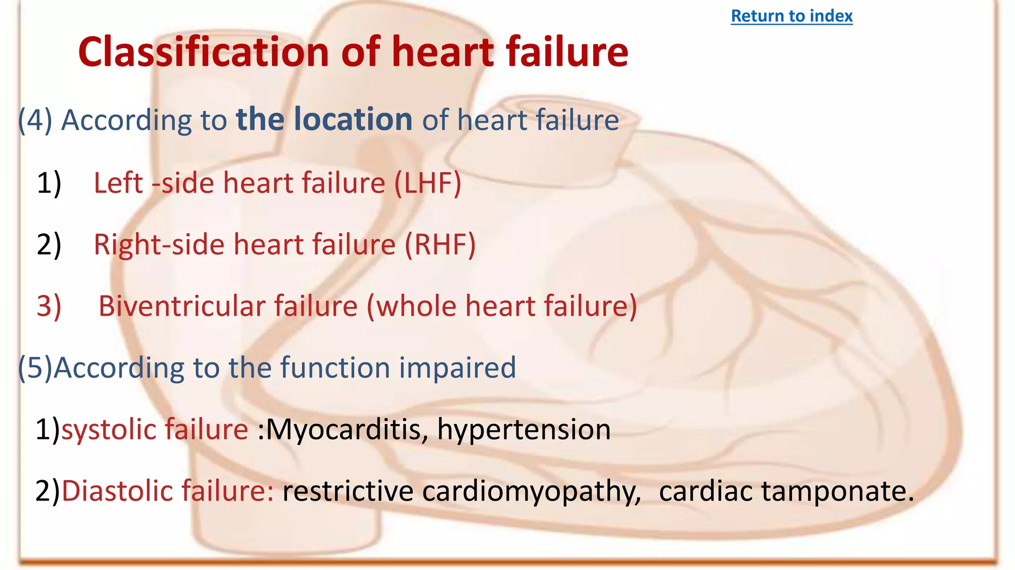 Heart failure in childhood | PPTX