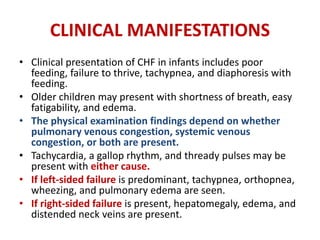 Heart failure in children | PPTX