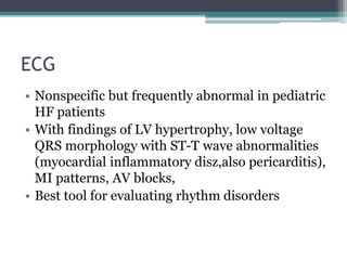 Heart failure in pediatrics | PPTX
