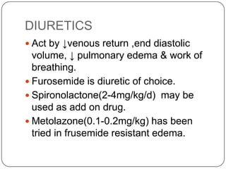 Heart failure in pediatrics sandip | PPTX