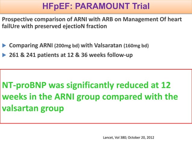 Heart failure management - role of arni