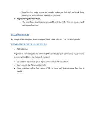 Pathophysiology of Heart failure notes | PDF