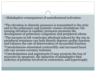 Heart failure pathophysiology | PPTX