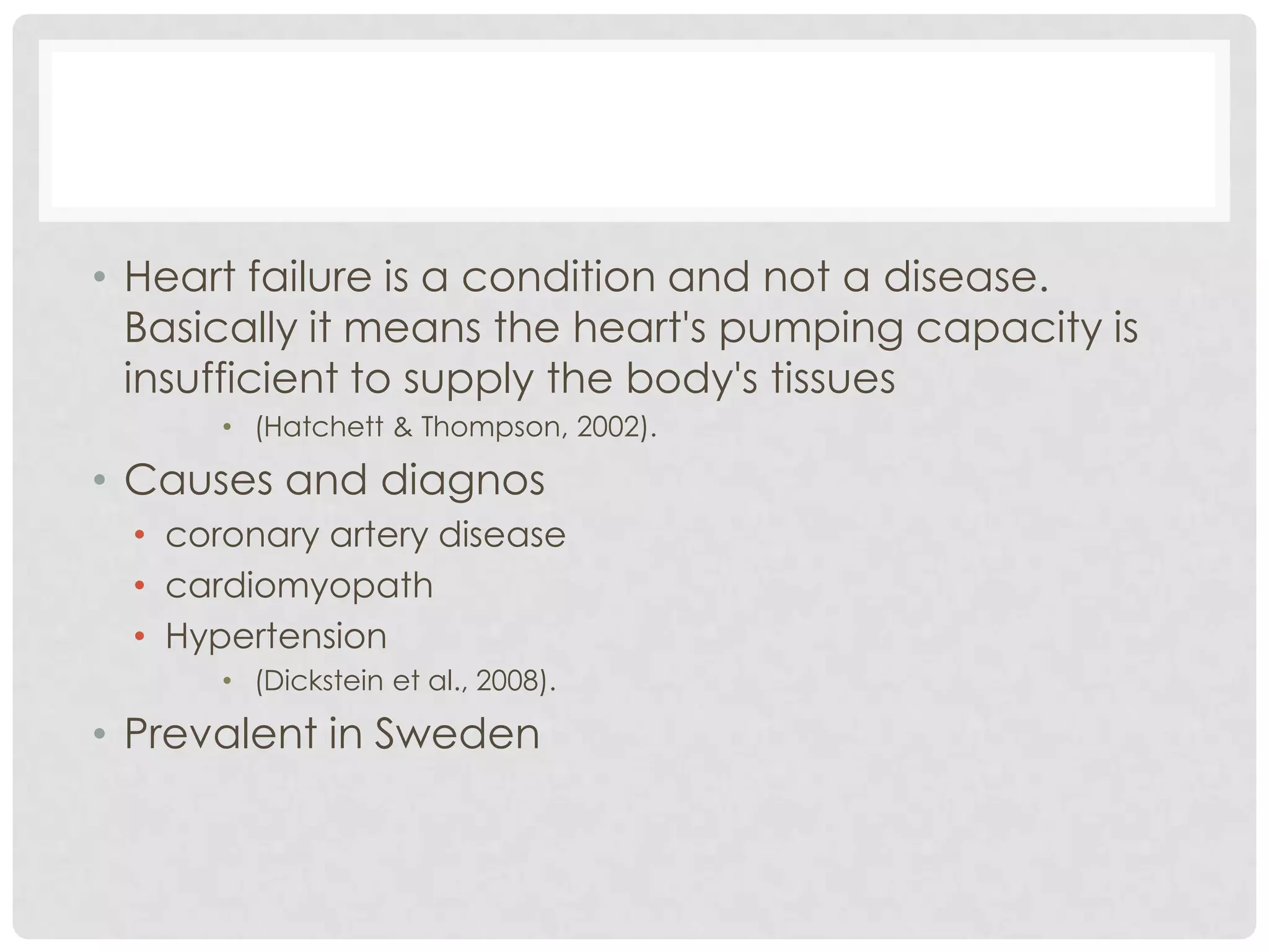 Heart failure ppt | PPTX