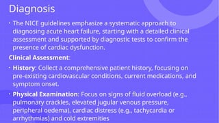 Heart Failure Diagnosis and management ppt | PPTX