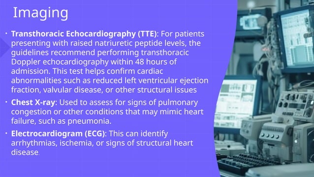 Heart Failure Diagnosis and management ppt | PPT