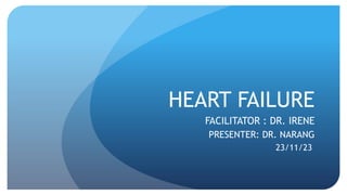 heart failure presentation .presentation pptx | PPTX